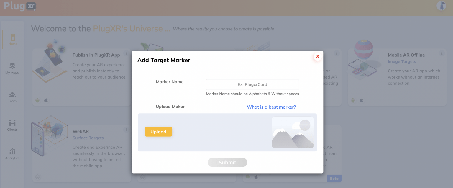 WebAR Image Tracking | Web AR Image Recognition | PlugXR